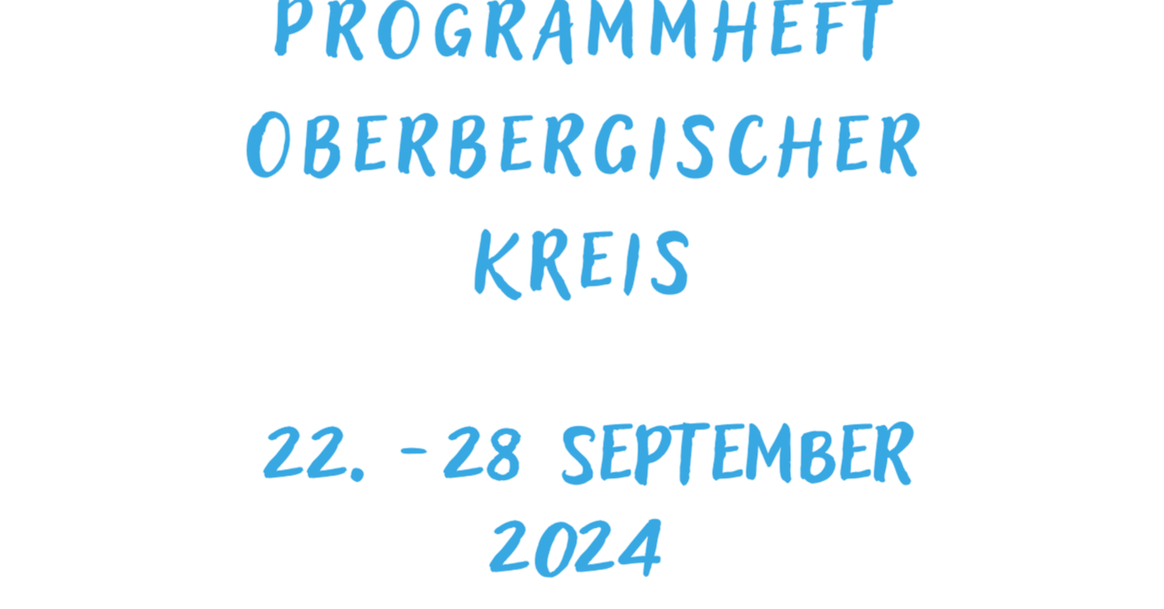 Programmheft Interkulturelle Woche 2024 im Oberbergischen Kreis | Caritas Oberberg